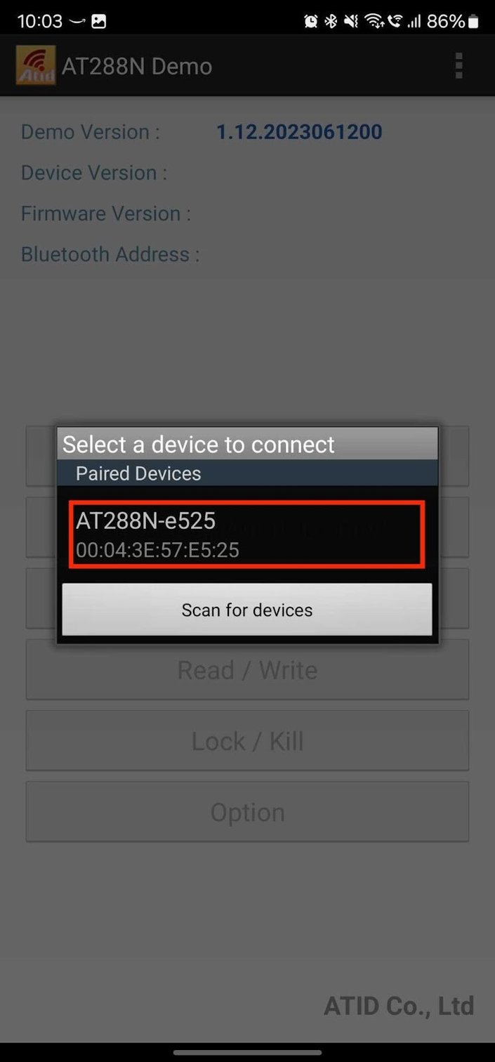 How do I set up and pair my ATID AT288 Scanner?